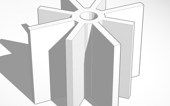 3D design Water Mill/Wheel Propeller | Tinkercad