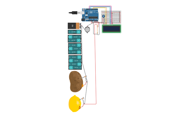 Circuit design Digital Voltmeter Circuit - Tinkercad