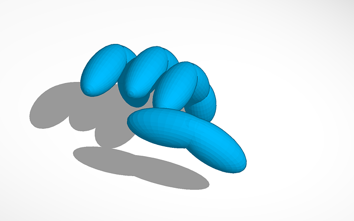 3D design hand - Tinkercad