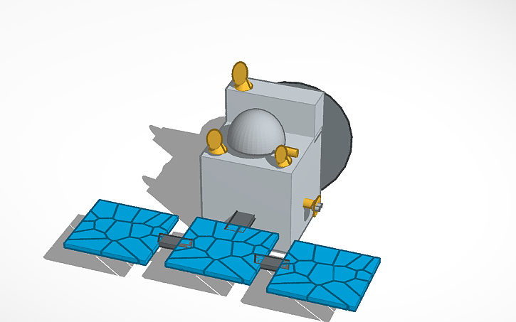 3D design Mars Orbiter Mission - Tinkercad