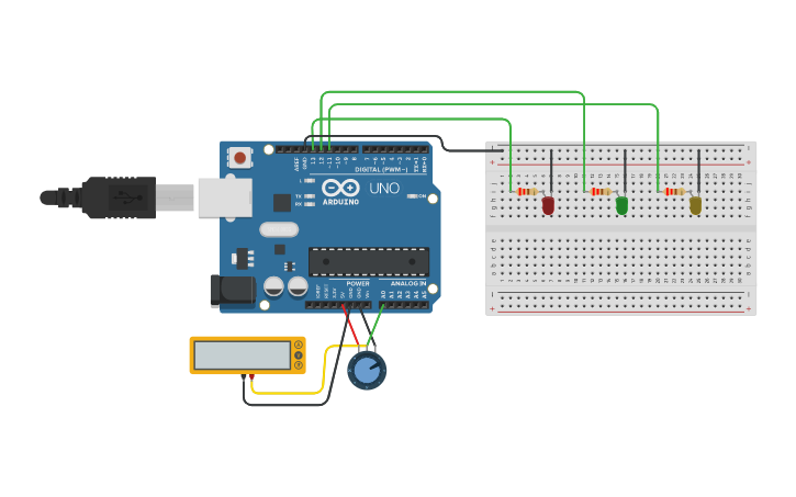 Circuit design Microcontroladores - Tinkercad