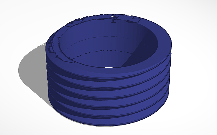 3D design Bung Buttress Thread - Tinkercad