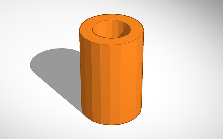 3D design cylinder - Tinkercad