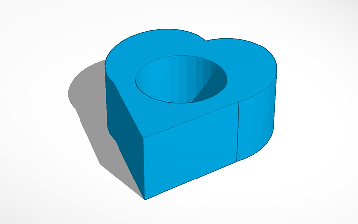 3D design heart | Tinkercad