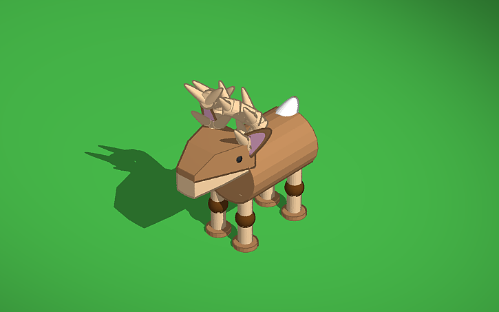 3D design Cute Deer - Tinkercad