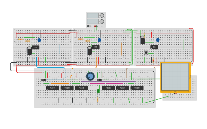 Circuit design Desafío 4 completo - Tinkercad