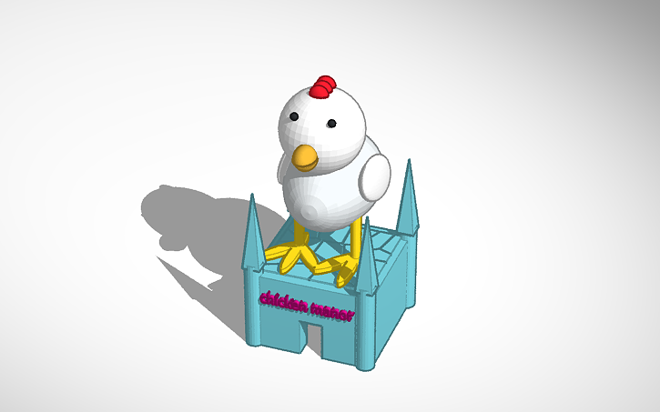 3D design Chicken Castle | Tinkercad