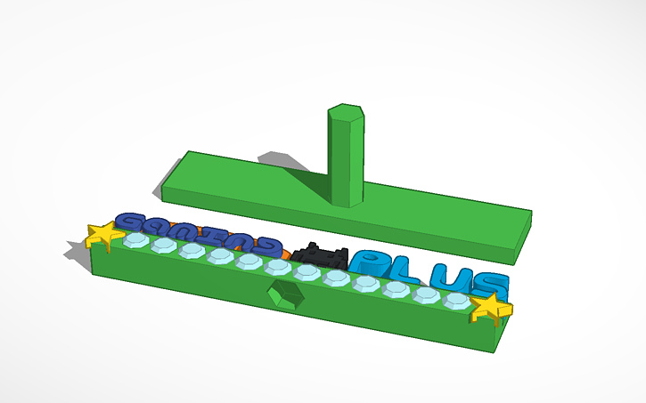 3D design Gaming Plus Icon | Tinkercad