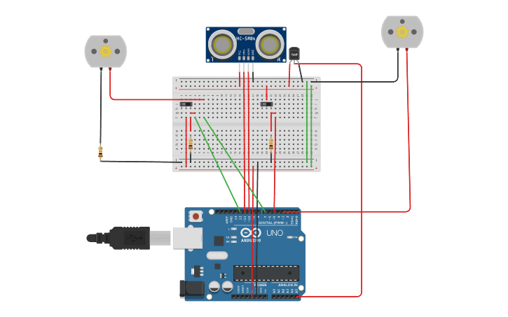 Circuit design Proyecto ISA | Tinkercad