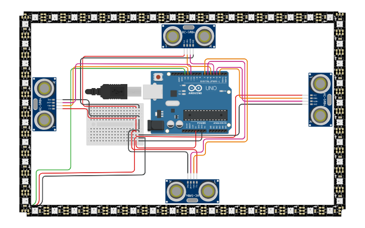 Circuit design High Security System - Tinkercad