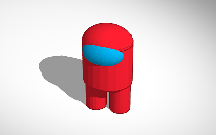 3D design Among Us Crewmate - Tinkercad