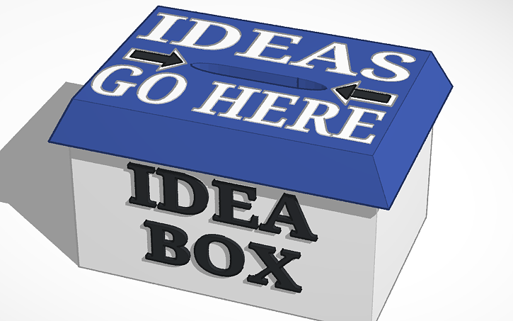 3D design Suggestion Box/Teasers - Tinkercad
