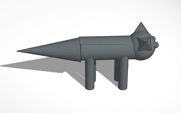 3d Design Cat Tinkercad
