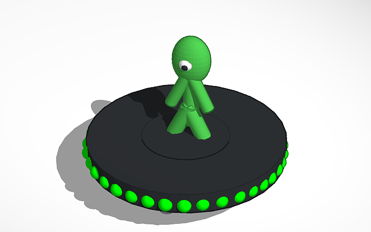 3D design alien - Tinkercad