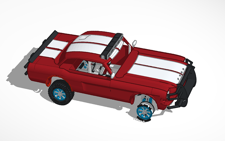 3D design mustang - Tinkercad