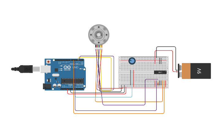 Circuit design Example - Tinkercad