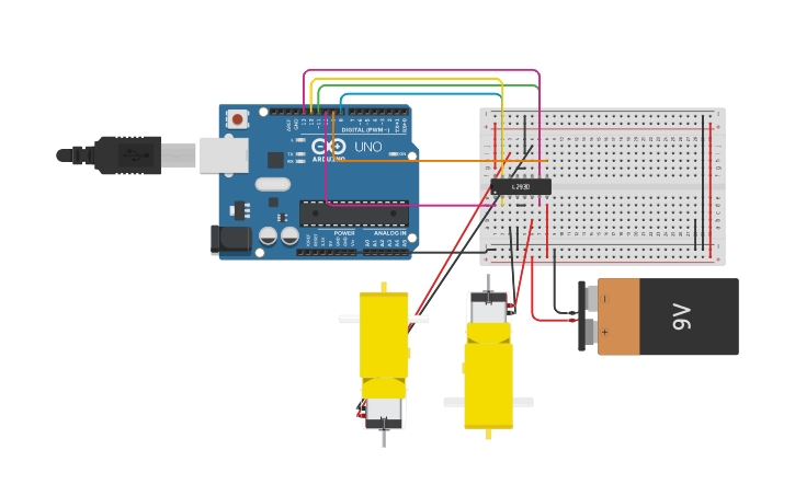 Circuit design 3.4 - Tinkercad