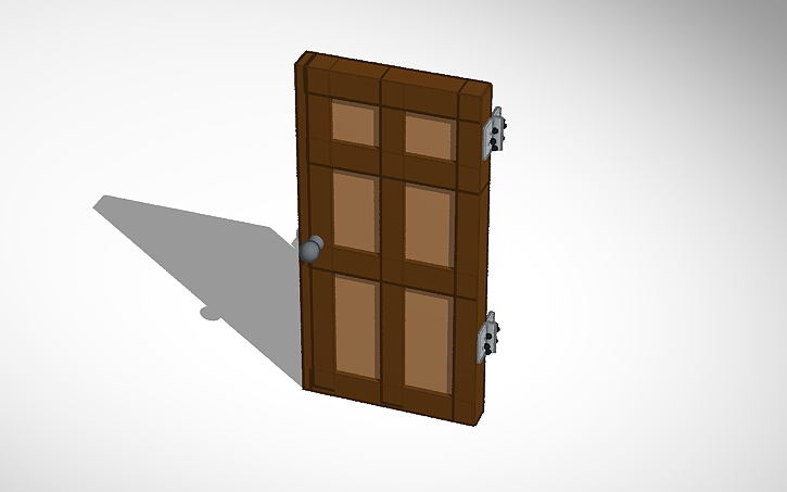 3D design Door - Tinkercad