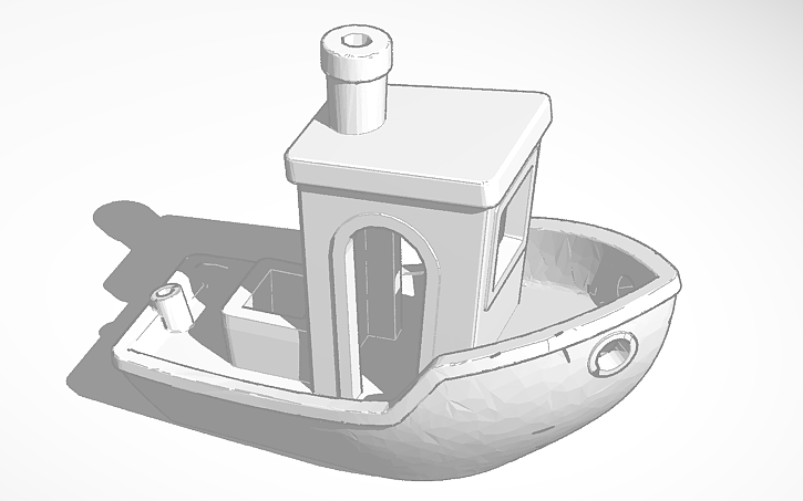 3D design 3D Printable Benchy Boat - Tinkercad