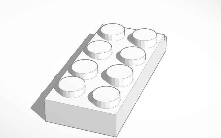 3D design Lego Block | Tinkercad