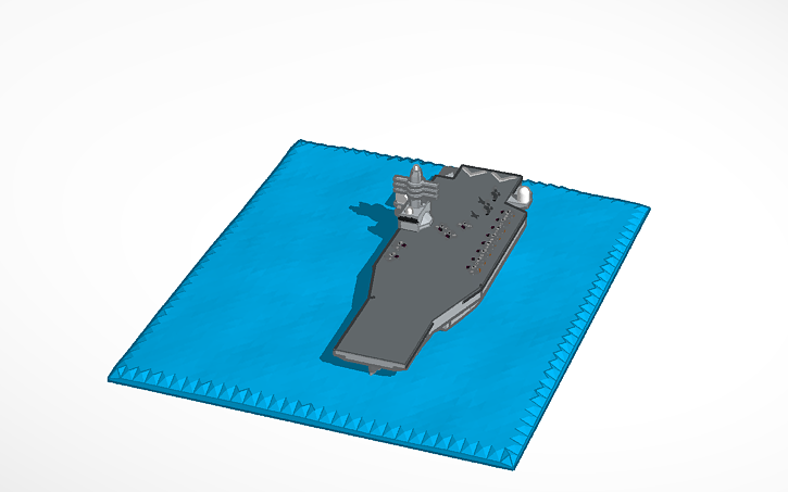 3D design Aircraft carrier | Tinkercad