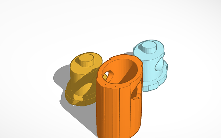 3D design Rope toggle - Tinkercad