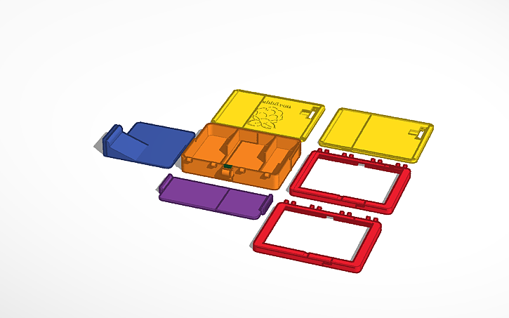 3D design Rpi Laptop Case (Small Printer) | Tinkercad