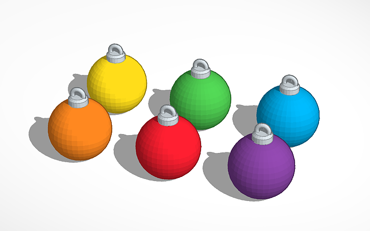 3D design Ornaments - Tinkercad