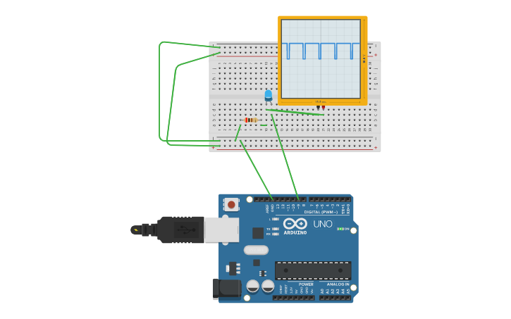 Circuit Design Arduino Dimming Led With A Variable Tinkercad