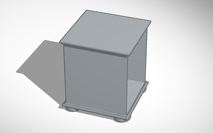 3D design Storage Cabinet - Tinkercad