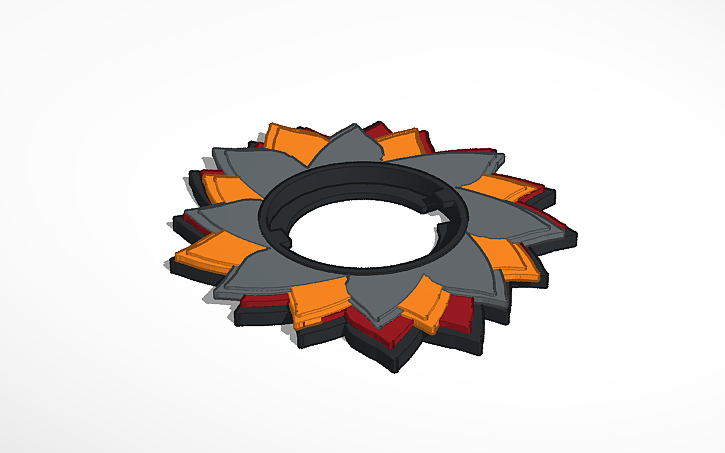 3D design Eraser frame beyblade | Tinkercad