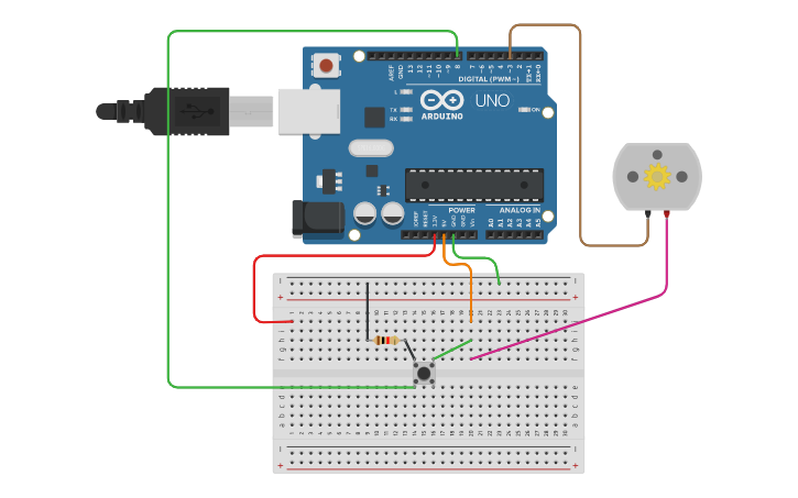 Circuit design MãoMecanica pt2 Programming | Tinkercad