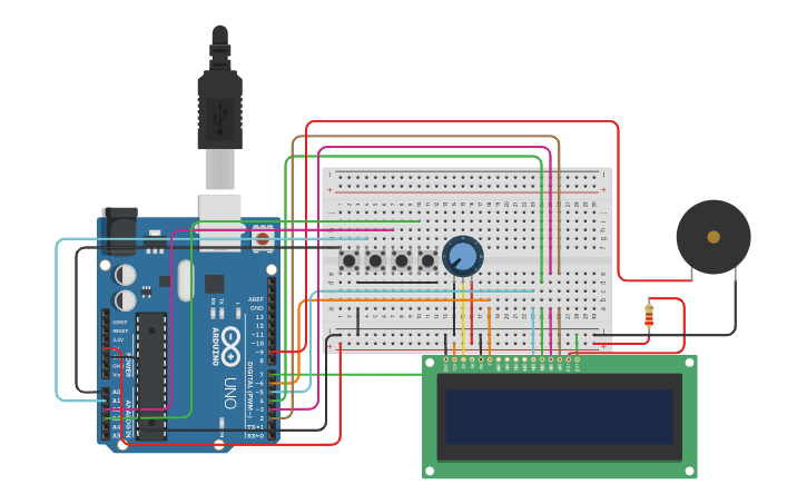 Circuit design timer - Tinkercad