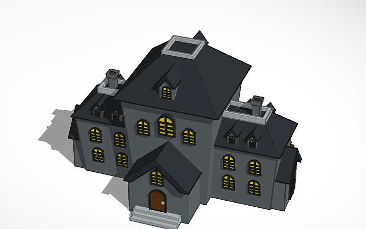 3D design Haunted House - Tinkercad