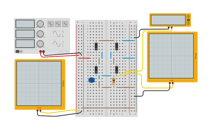 Circuit design Prakter 4_FULL-WAVE RECTIFIER DENGAN FILTER KAPASITOR ...