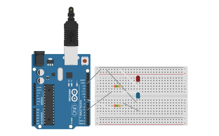 Circuit design Ana - Tinkercad