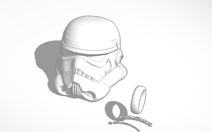 3D design Stormtrooper - Tinkercad