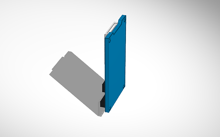 3D design Modul SD Card - Tinkercad