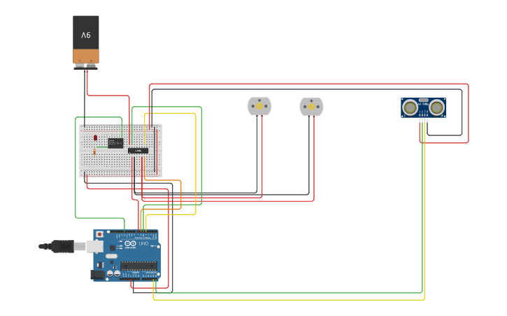 Circuit design coffee maker with conveyor - Tinkercad