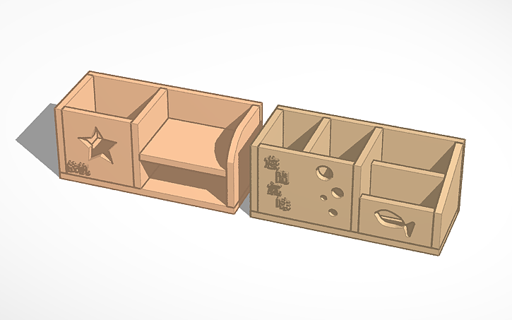 3D design small storage box | Tinkercad