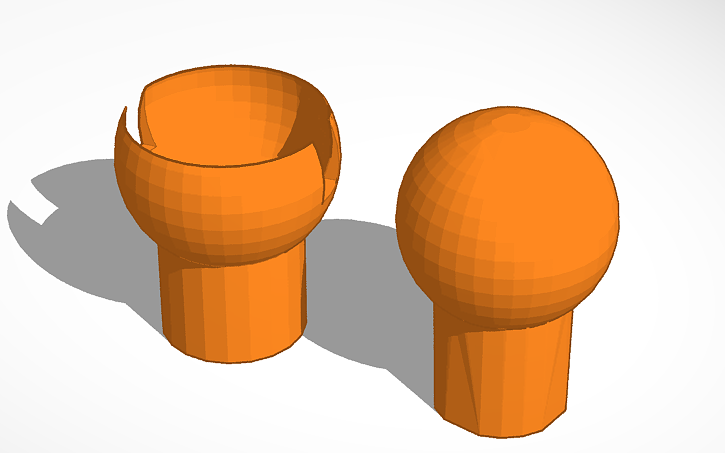 3d Design Ball And Joint Model Tinkercad
