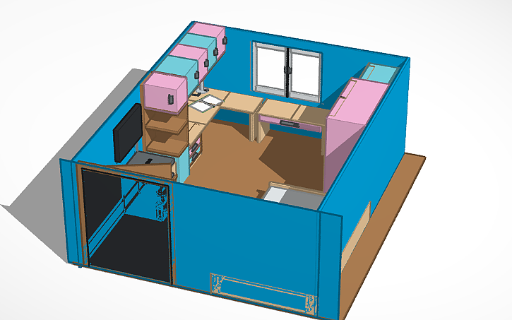 3D design My room - Tinkercad