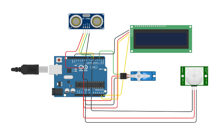 Circuit design WILD LIFE TRACKING - Tinkercad