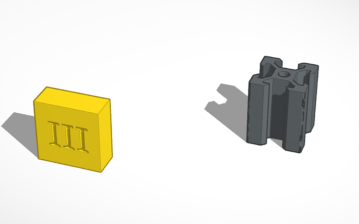 3D design AE End Cap - Tinkercad