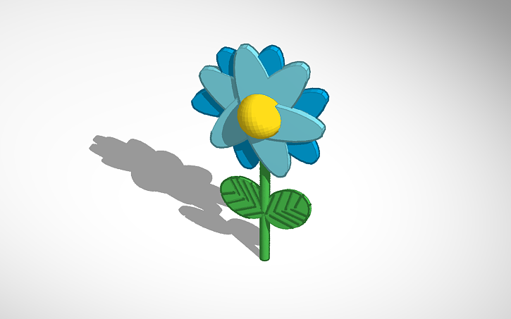 3D design Flower - Tinkercad