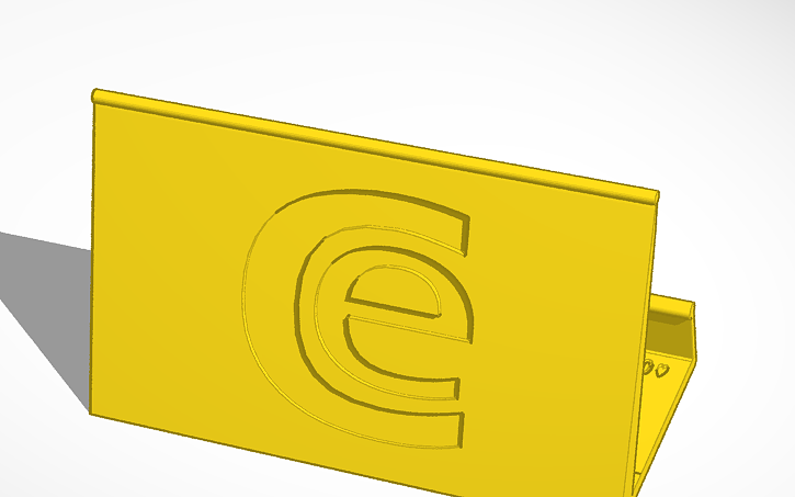 3D design iPad stander - Tinkercad