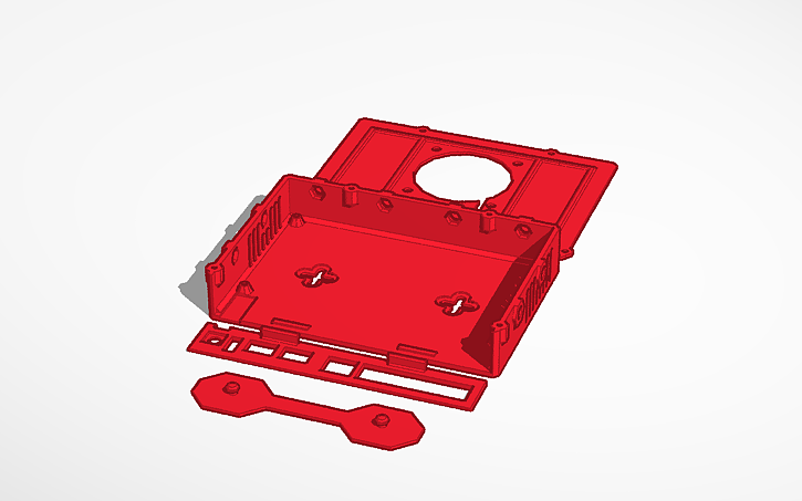 3D design Banana PI BPI-R3 Case - Tinkercad