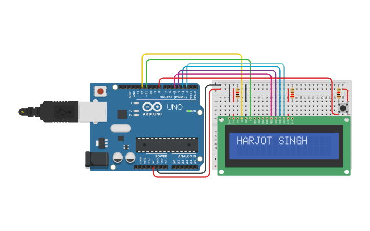 Circuit Design Assignment 8 Level 3 Tinkercad