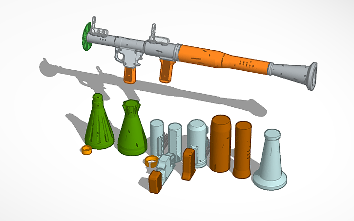 3D design RPG-7 | Tinkercad