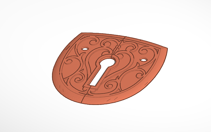 3D design Lock - Tinkercad